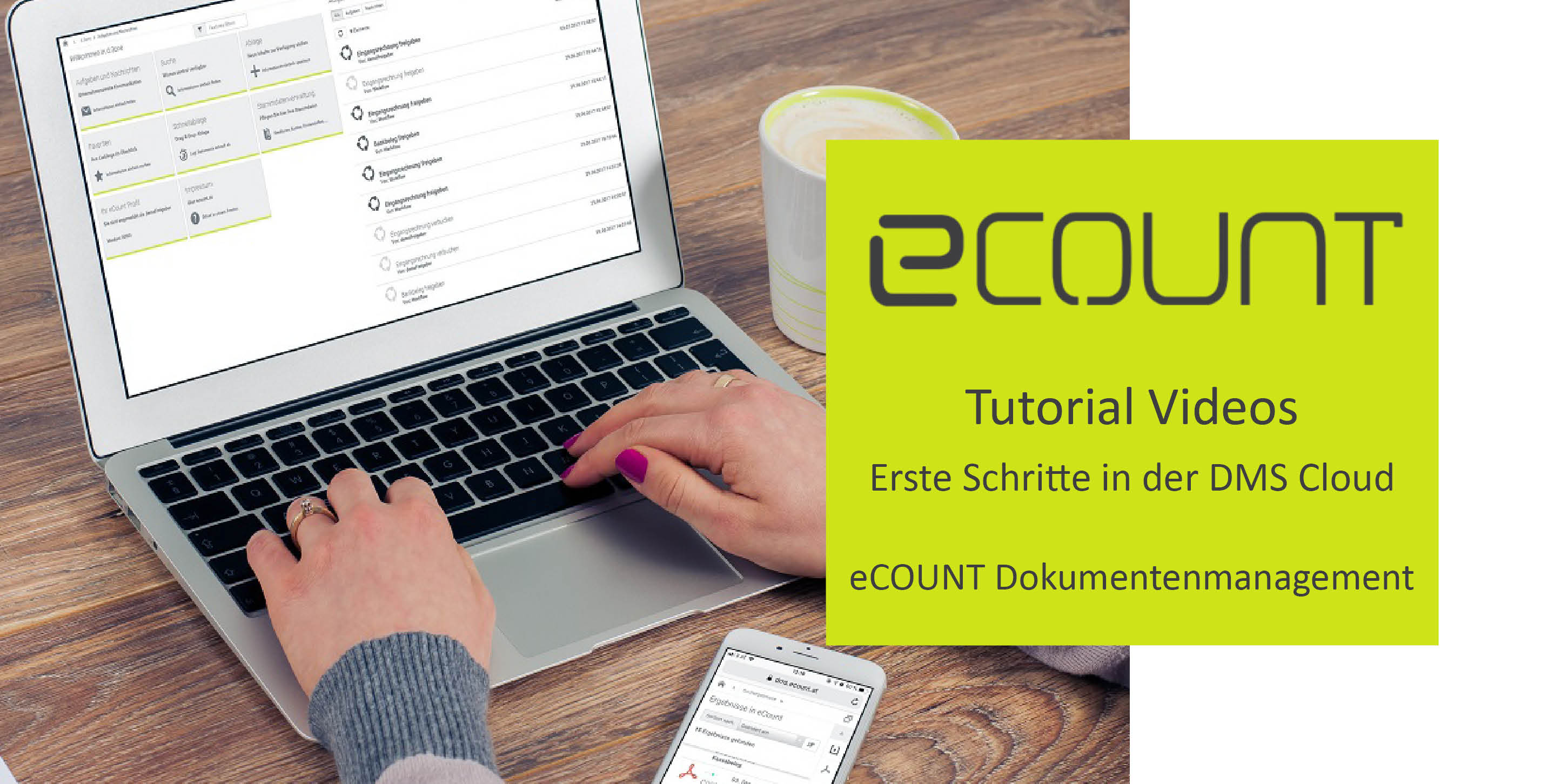 Videotutorial → Erste Schritte in der DMS Cloud | eCOUNT