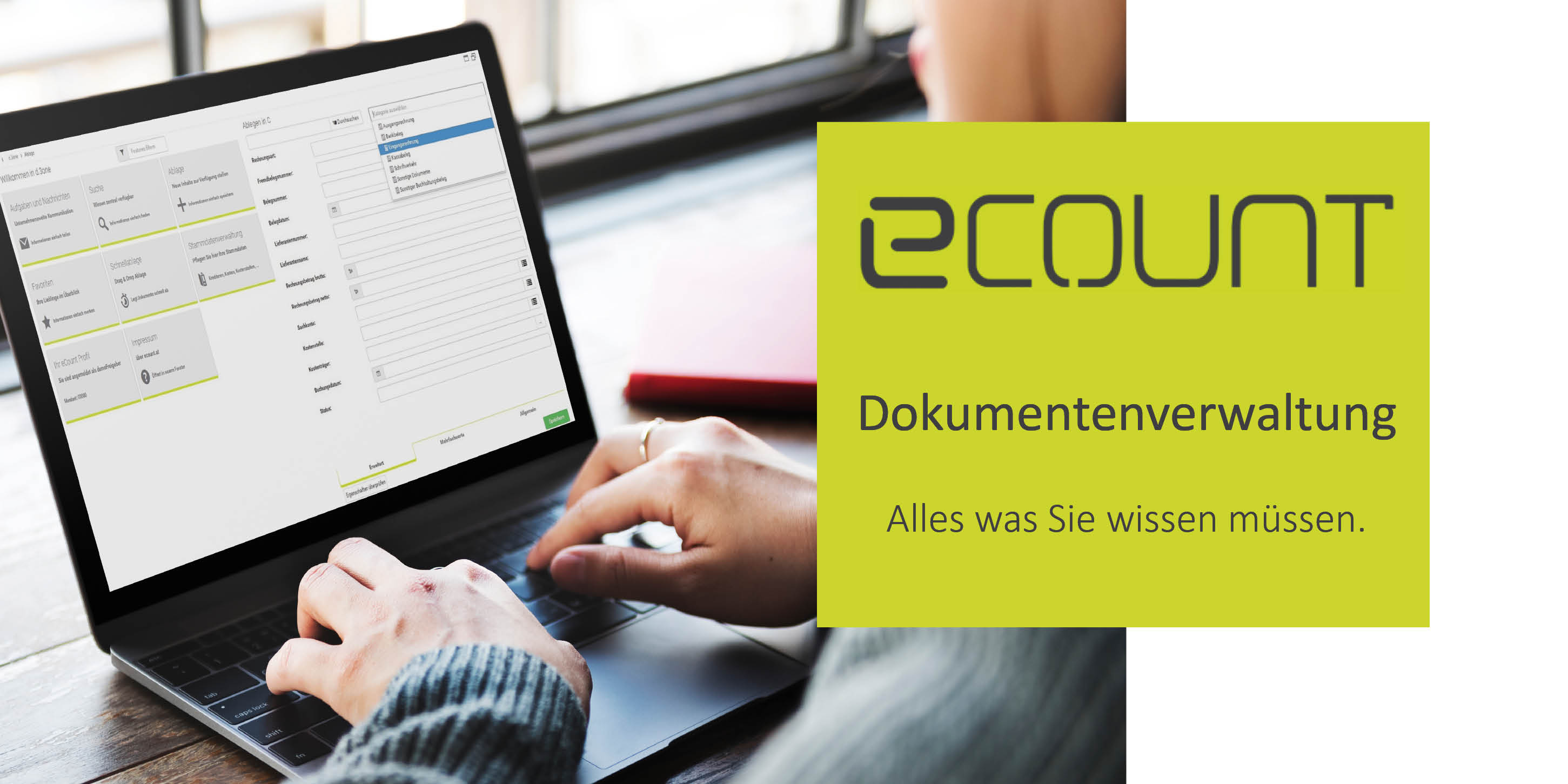 Dokumentenmanagementsystem (DMS) in der Cloud | eCOUNT